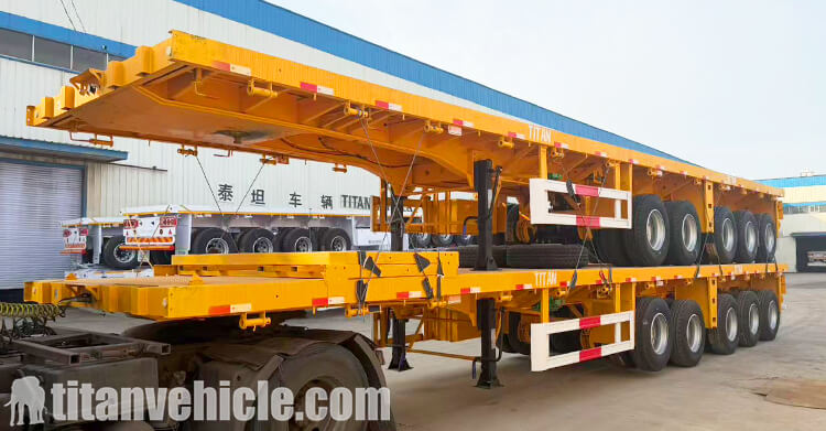 5 Axle Semi Flatbed Trailer for Sale in Sierra Leone