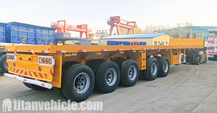 5 Axle Semi Flatbed Trailer for Sale in Sierra Leone