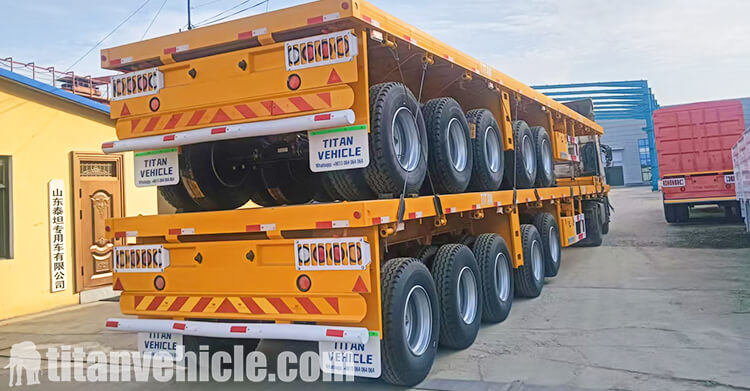 5 Axle Semi Flatbed Trailer for Sale in Sierra Leone