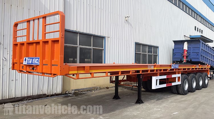 4 Axle Flatbed Trailer Manufacturers for Sale in Saudi Arabia