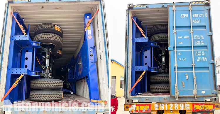 2 Axle 40 Ft Container Chassis Trailer for Sale in Jamaica