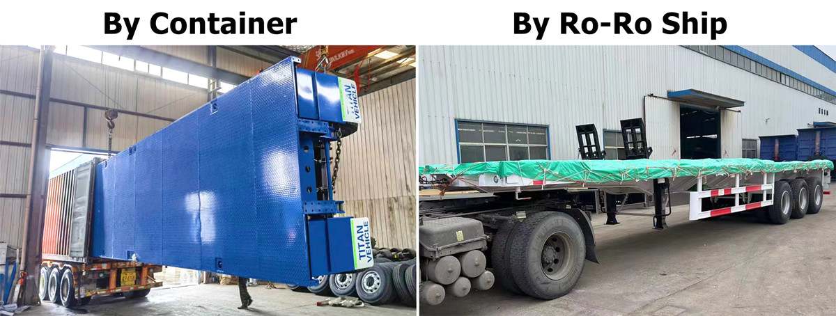 Ready-to-Ship 40FT Flatbed Trailer FOB Price 9500 USD