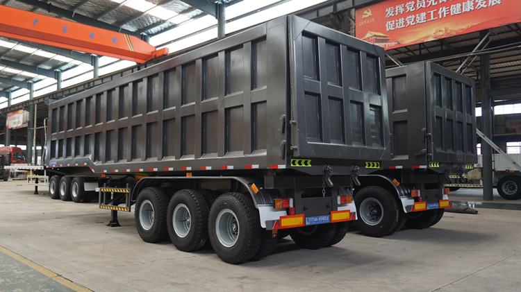 3 Axle 100 Ton Tipper Trailer