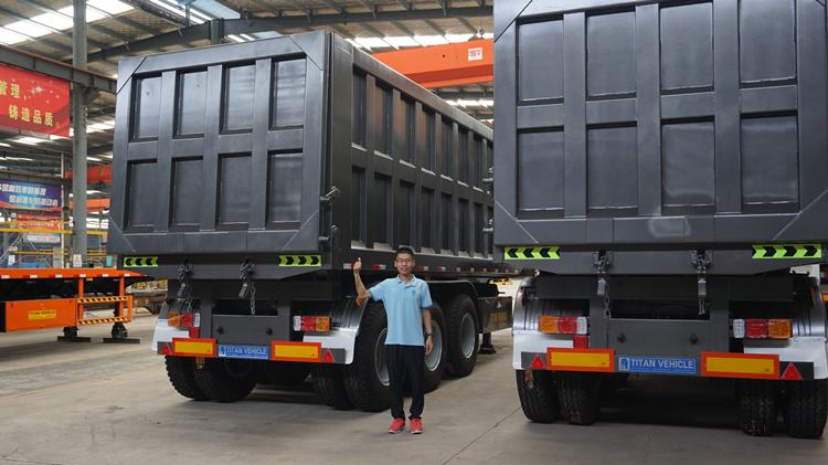3 Axle 100 Ton Tipper Trailer
