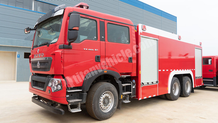 Used Sinotruk Howo 6x4 Fire Rescue Trucks for Sale in Chile
