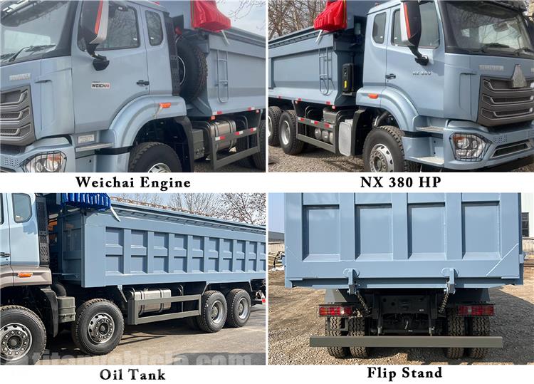 Hohan NX 380 Dump Truck 6x4 8x4 for Sale In Guyana