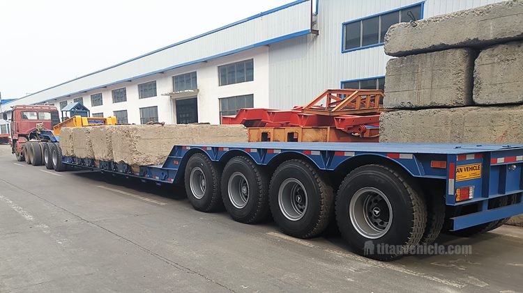 150 Ton Lowboy Gooseneck Trailer for Sale in Nigeria