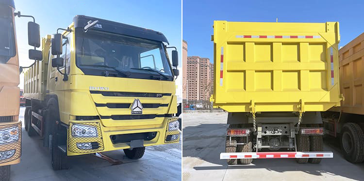 Howo 371 Dump Trucks Semi Trailer for Sale with Lower Price Near Me in ...