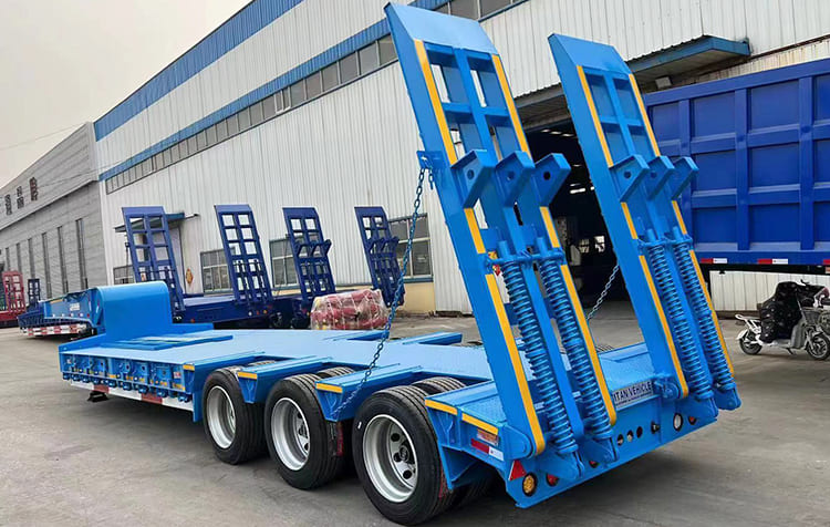 3 Axle Low Bed Container Trailer for Sale in Tanzania
