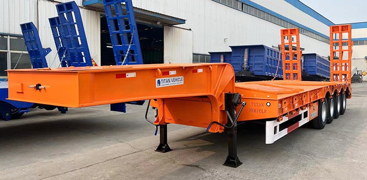 4 Axle Flatbed Low Loader Trailer for Sale in Nigeria