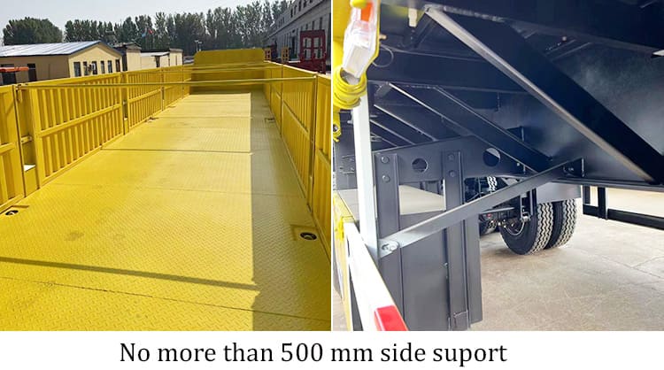 60 Ton 3 Axle Sideboard Trailer for Sale Near Me