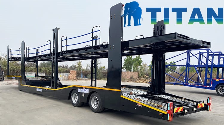 2 Axle Car Transporter Trailer for Sale in Tanzania