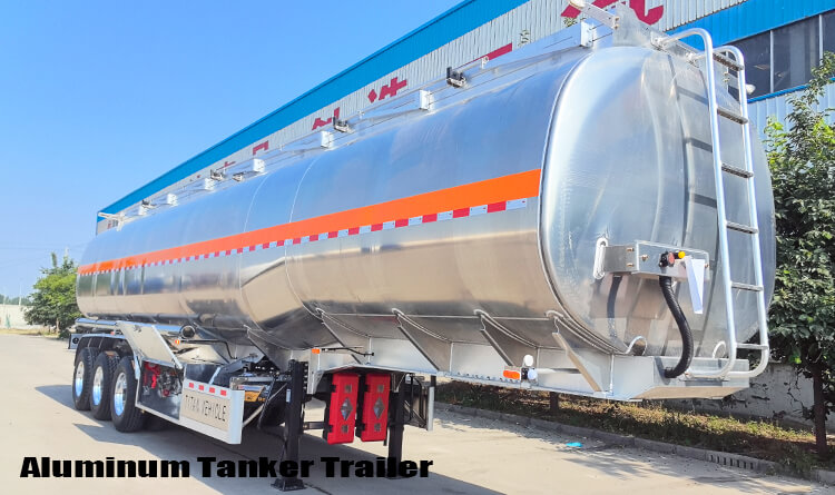 3 Axle Aluminum Chemical Tanker Trailers for Sale in Tanzania