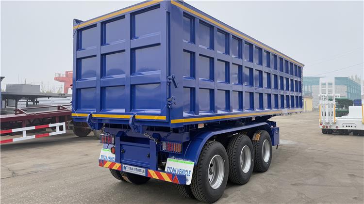 3 Axle 60 Ton Tipper Semi Trailer Price for Sale In Tanzania Dar es Salaam
