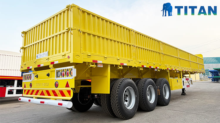 Tri Axle Flatbed Dropside Board Semi Trailer for Sale in Zimbabwe