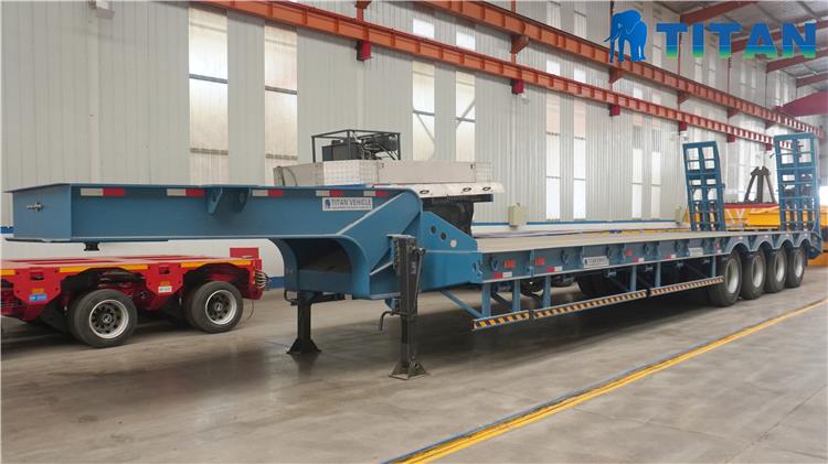 Extendable Low Bed Trailer for Sale In Guyana - Telescopic Trailer