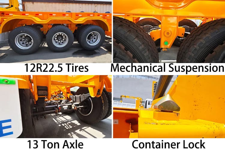 Steelbro 40Ft Container Side Loader Trailer Price for Sale in Guyana