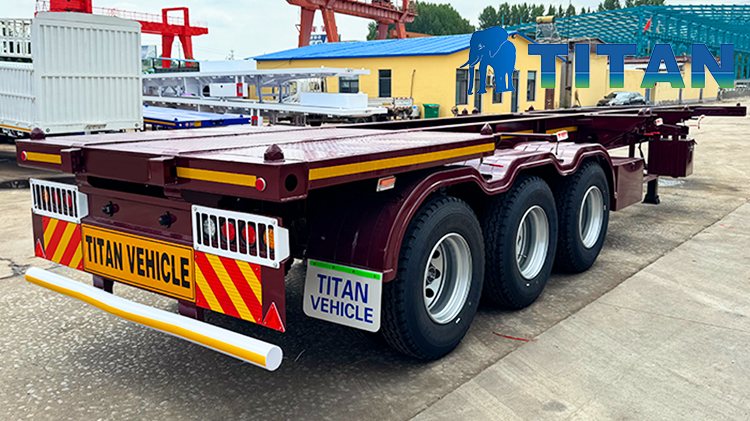 Tri Axle 40 Foot Container Chassis Trailer for Sale in Guyana