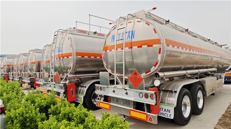 2 Axle Aluminum Tanker Trailers for Sale In Saudi Arabia