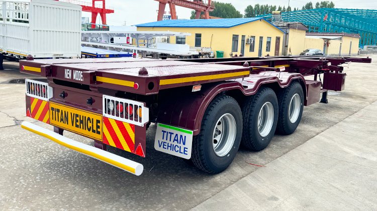 Tri Axle 40 Foot Shipping Container Chassis for Sale in Apapa Nigeria