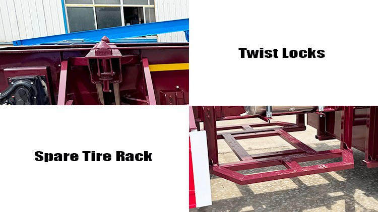Tri Axle 40 Foot Shipping Container Chassis for Sale in Apapa Nigeria