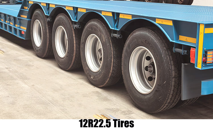 4 Axle RGN Extendable Lowboy Trailer for Sale in Nigeria Apapa