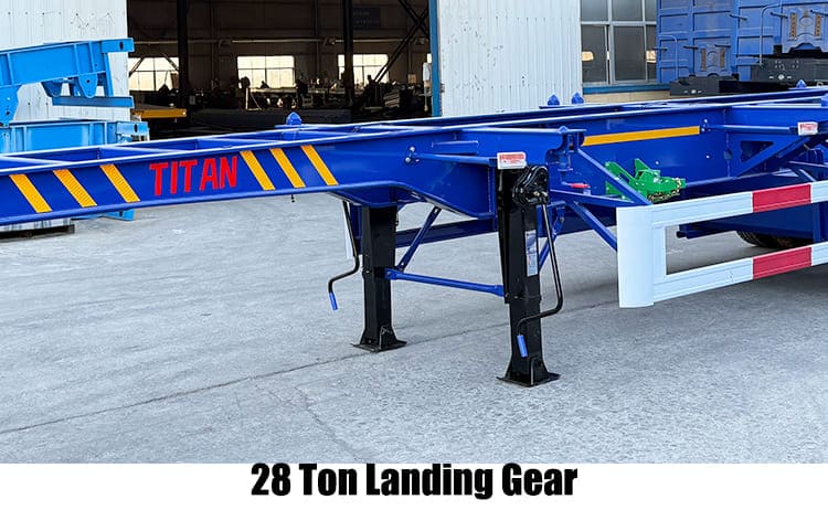 Tri Axle 40 Foot Shipping Container Chassis Trailer | Intermodal ...