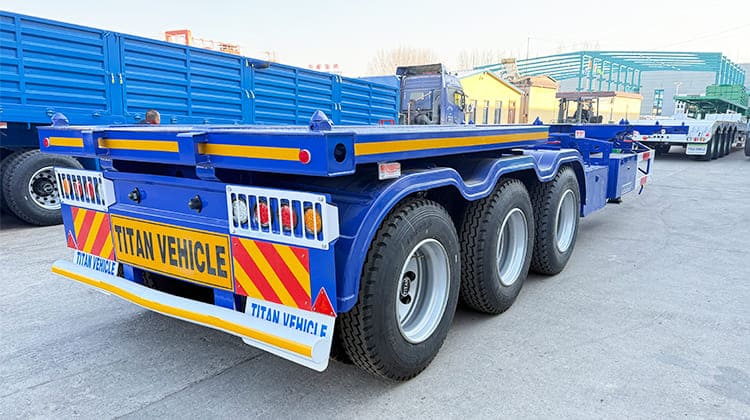 Tri Axle 40 Foot Shipping Container Chassis Trailer | Intermodal ...