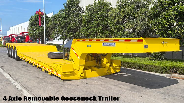 4 Axle Removable Gooseneck Trailer | Rng Trailers for Sale in Ghana