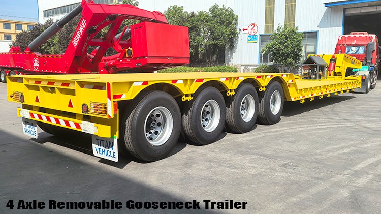 4 Axle Removable Gooseneck Trailer | Rng Trailers for Sale in Ghana