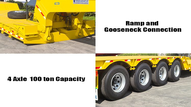4 Axle Removable Gooseneck Trailer | Rng Trailers for Sale in Ghana