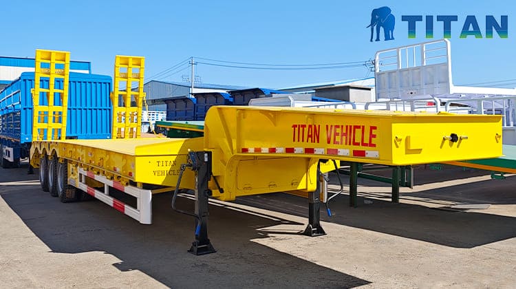 3 Axle 60 Ton Semi Low Loader Trailer for Sale in Mali