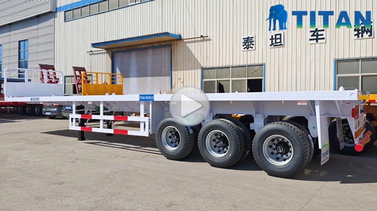 New Semi Flatbed Truck Trailer for Sale in Angola