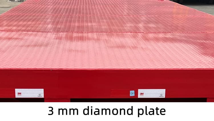 Tri Axle 40ft Flatbed Semi Truck Container Trailer for Sale in Uganda