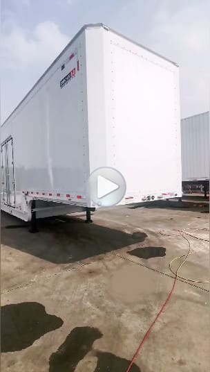 New Design Dry Van Trailer for Sale --Video