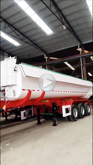 New Design of Tipper Tanker Trailer for Sale --Video