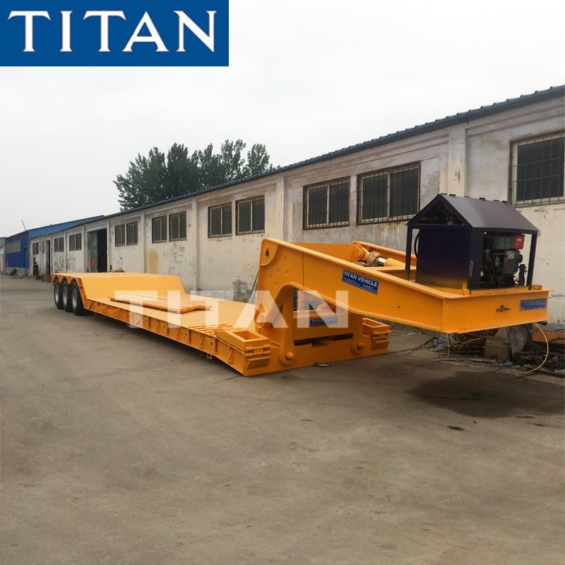 detachable gooseneck lowboy trailer for sale by professional supplier ...