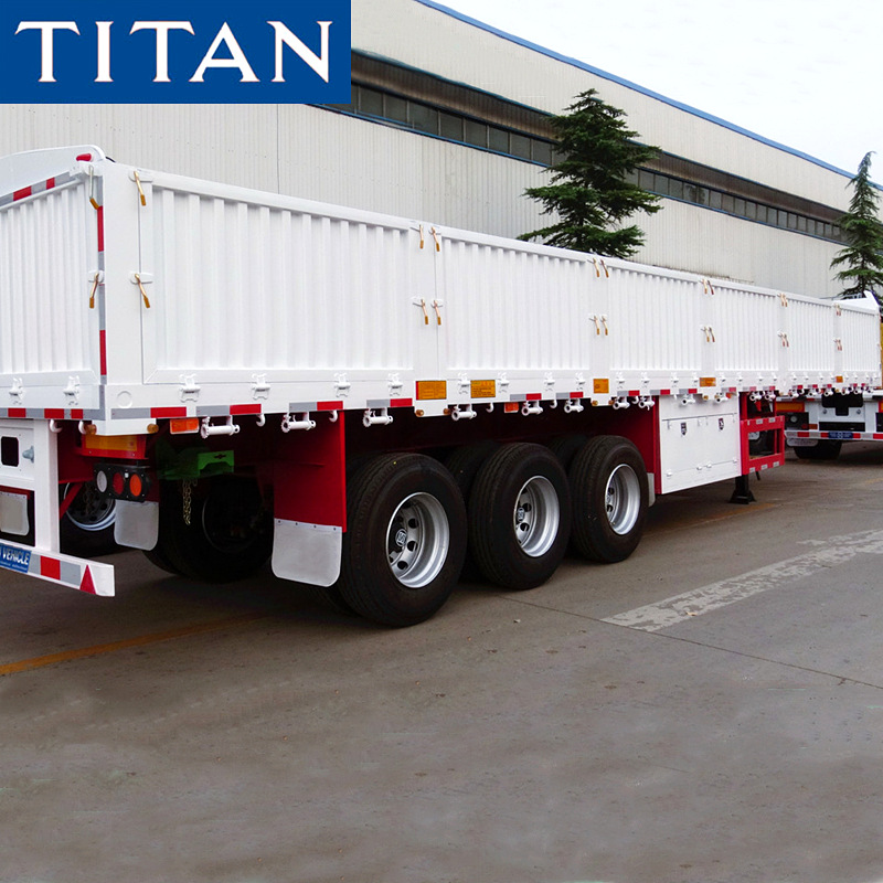 TITAN 3 Axle Sidewall Truck Trailer for Sale
