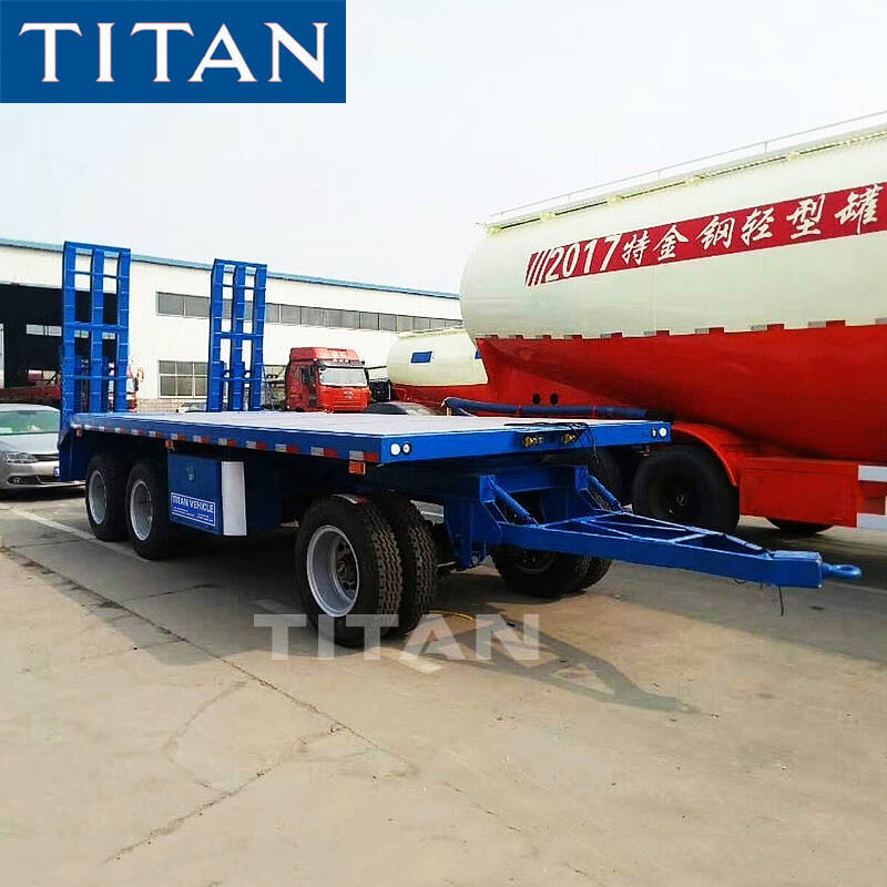 low loader lowbed drawbar trailer low bed semi trailer dolly for sale ...