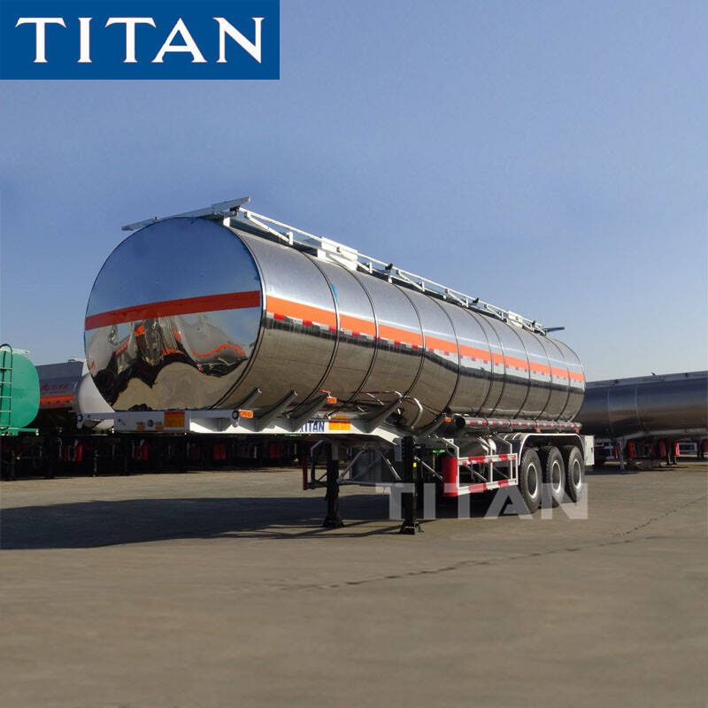 stainless steel tanker semi trailers for sale by professional supplier ...
