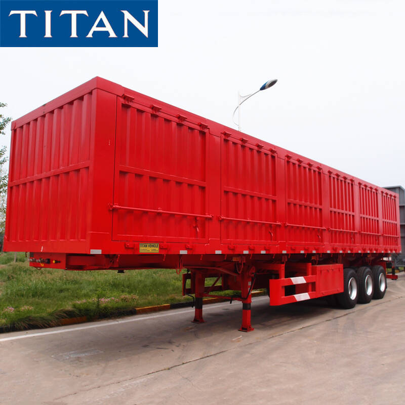 40ft Van Box Semi Trailer for Sale