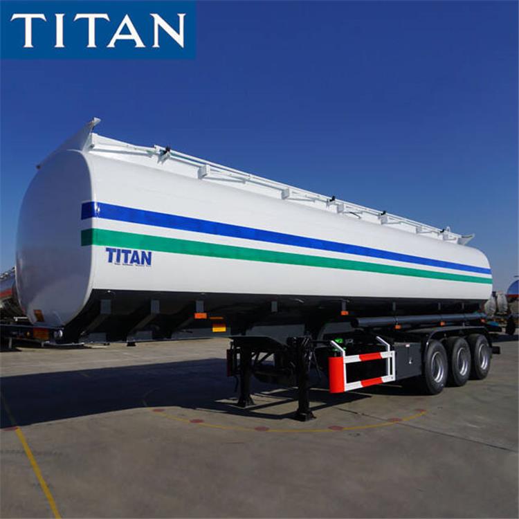 Tri Axle Oil Tanker Trailer for Sale with Capacity 40000 Liters