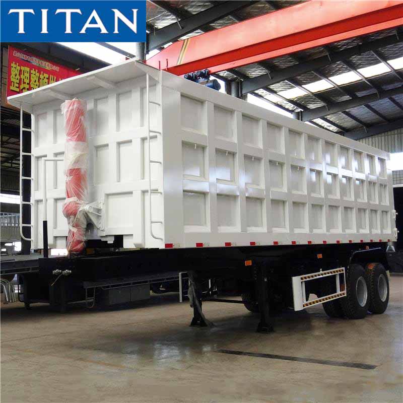 Hydraulic 25m3 Tipper Semi Trailer Manufacturer - TITAN
