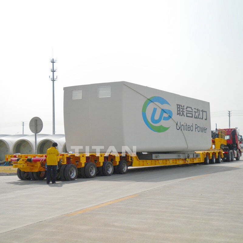 Modular special low bed trailer modular system heavy duty multi axle ...