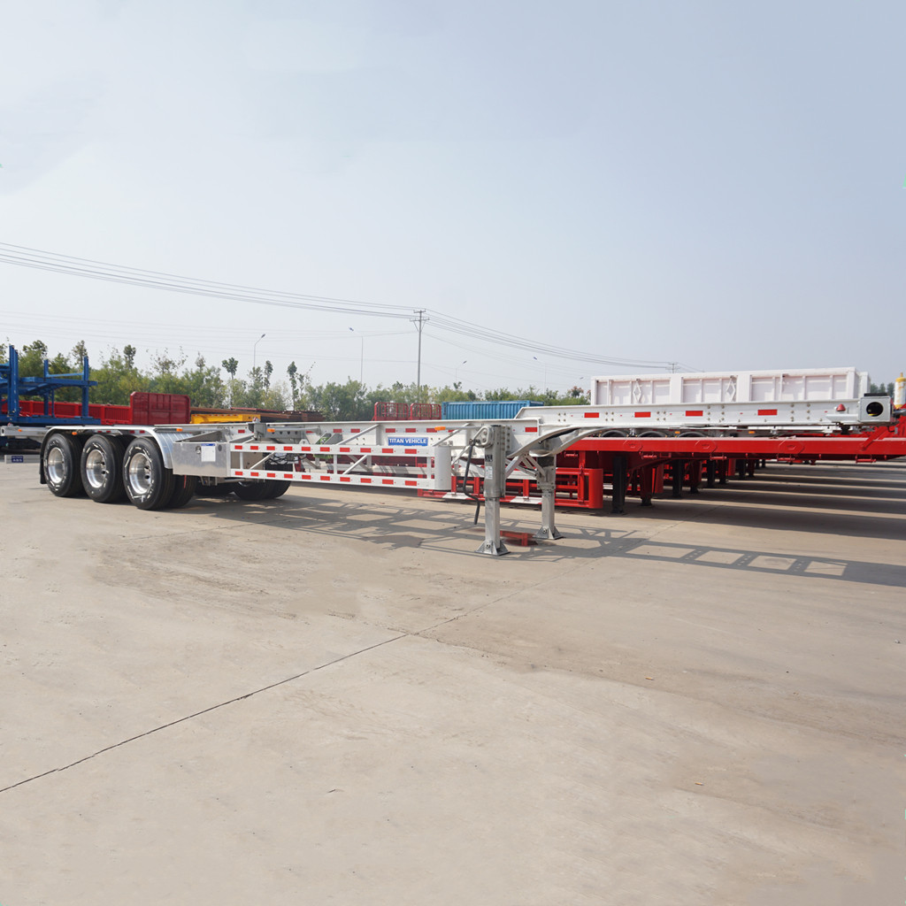 container trailer | tri axle skeletal trailer for sale | container ...