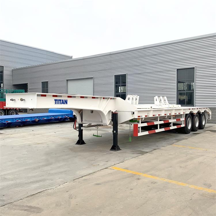 3 Axle Low Loader Trailer | 60/80 Ton Lowbed Semi Trailer | Low Bed ...