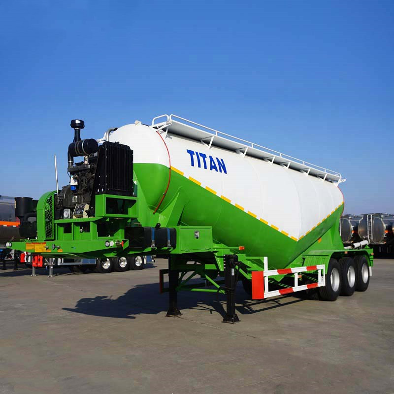 40 Ton Dry Cement Banana Shaped Trailer | Cement Trailer | Dry Bulk ...