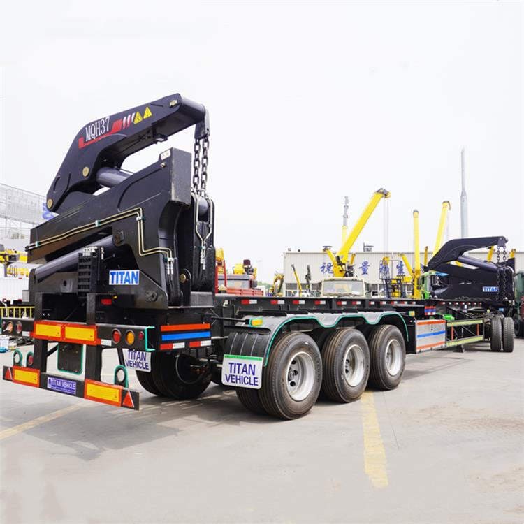 40 Tons 40 Ft Container Side Loader Trailer for Sale in Papua New ...
