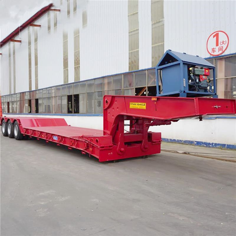 50 Ton Detachable Neck Lowboy Trailer for Sale in Nigeria