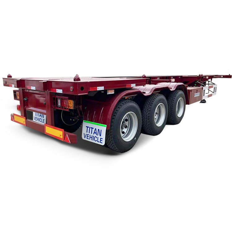 40 Foot Container Chassis Price | New Tri Axle Intermodal Container Chassis for Sale